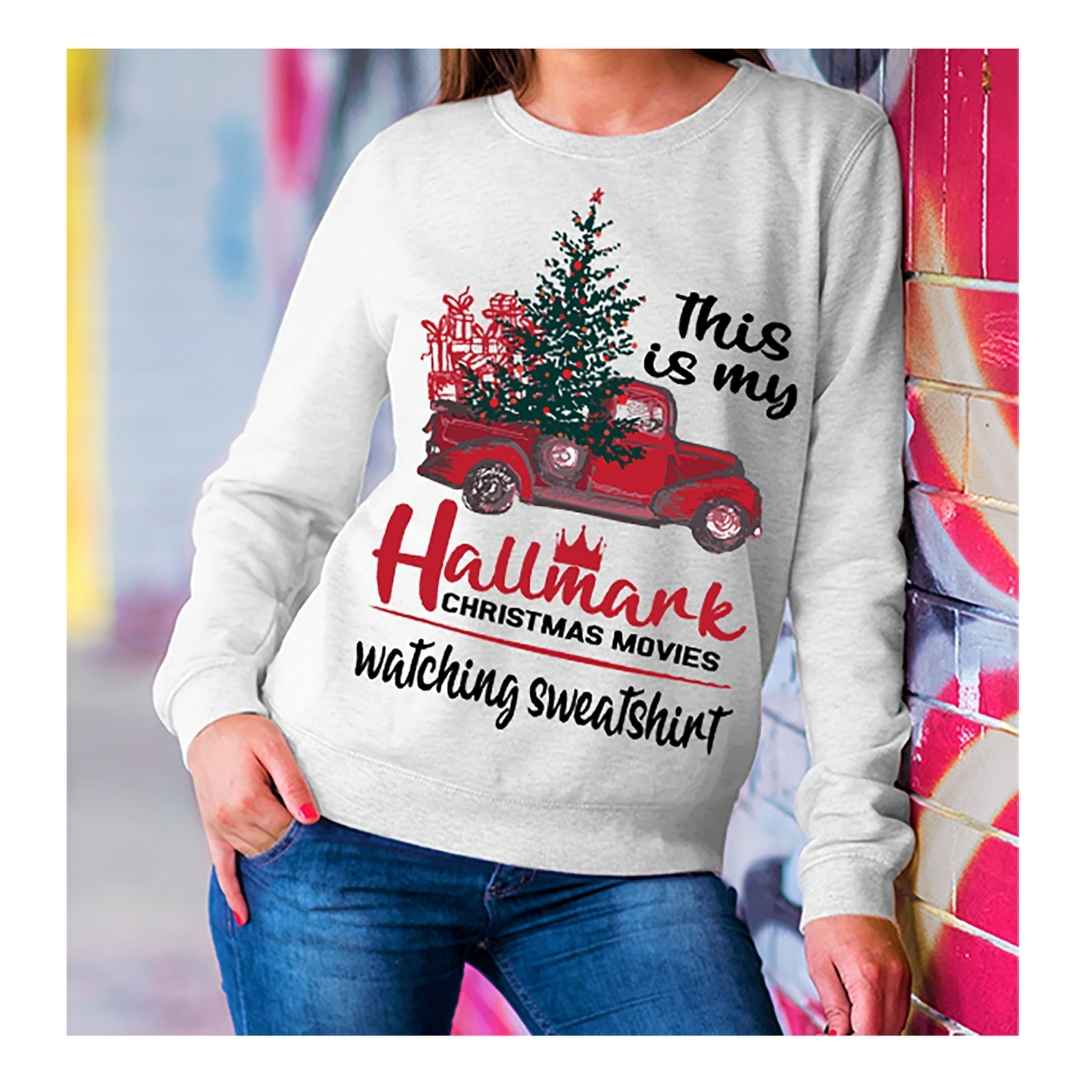 "My Hallmark Christmas Movies" Hoodie & Sweatshirt – LA Shirt Company
